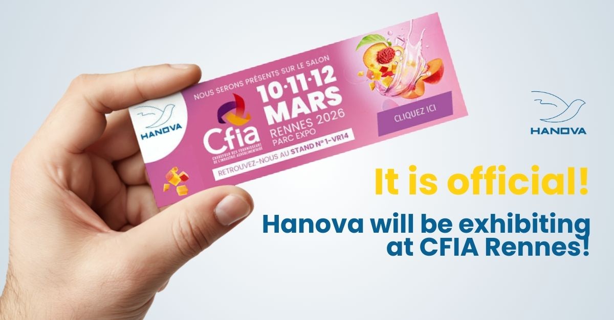 It’s official: Hanova is exhibiting at CFIA Rennes 2026 - Hanova